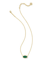 Elisa Pendant Necklace in Emerald Drusy – Rocksbox