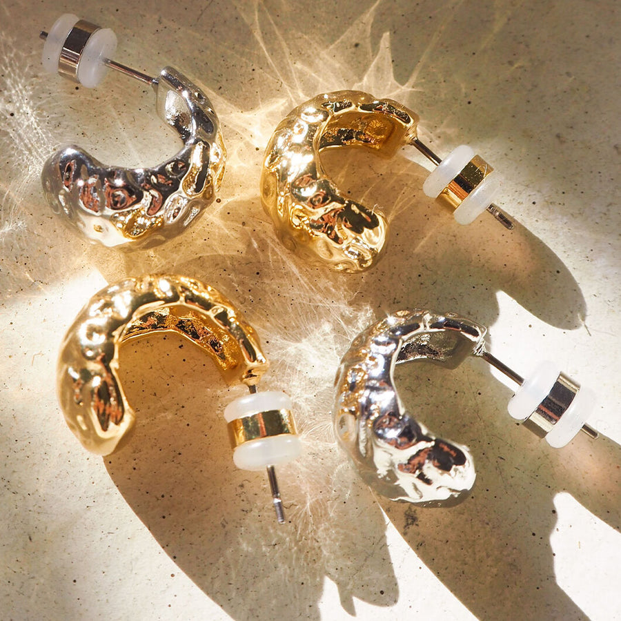 Molten Hoops in Gold – Rocksbox